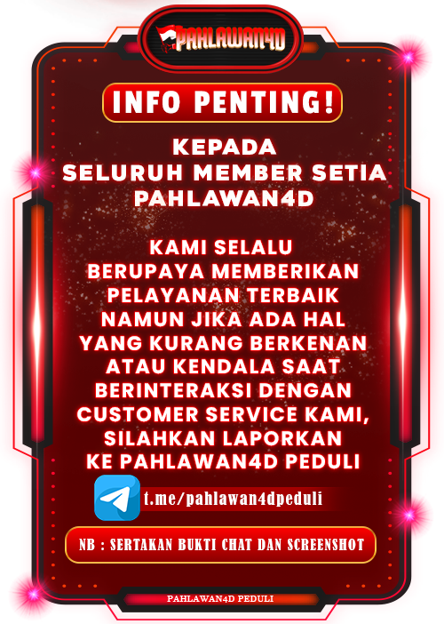 PAHLAWAN4D: Website The Best Karena Banyak Bonus Menarik Setiap Hari